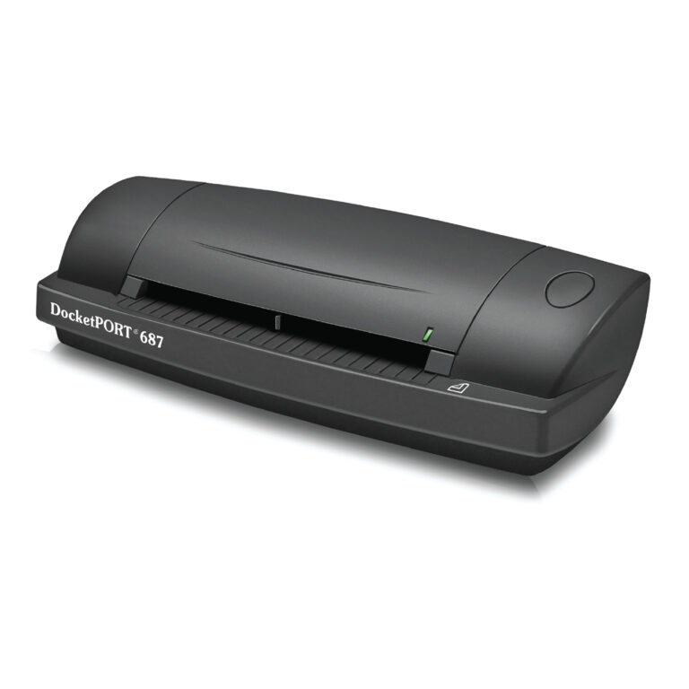 DocketPORT Duplex Card Scanner (DP687) with DocketSCAN - DocketPORT